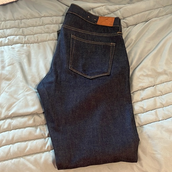 J. Crew | Jeans | Jcrew 484 Slim Fit Jean Resin Rinse Japanese Denim ...